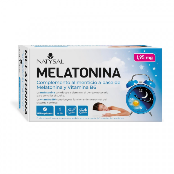 Melatonina Natysal 60 comprimidos - Sensifarma Parafarmacia